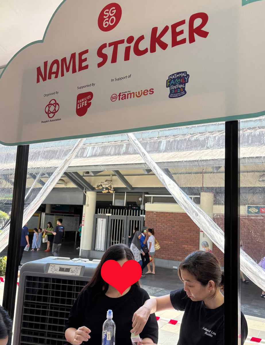 Live Name Sticker Printing Booth - print your name stickers on the spo ...