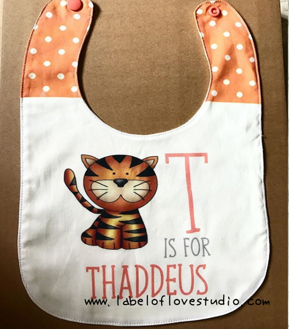Alphabet Animal Bib — Label of Love Studio