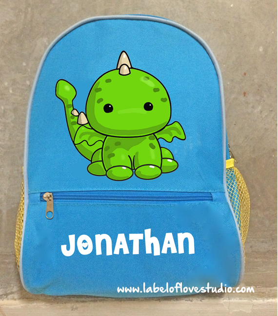 Personalized Backpack Big Character (design your own) — Label of Love ...