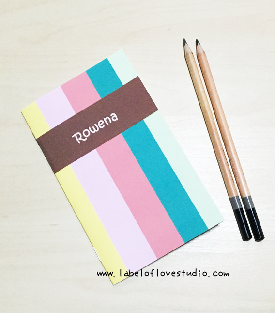 Personalised Notebooks — Label of Love Studio