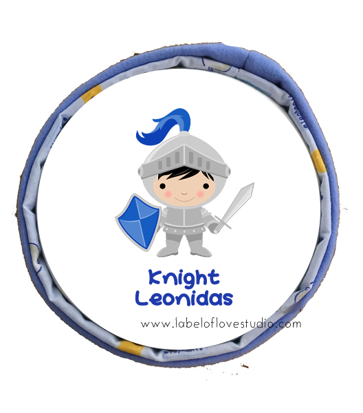 Knight Personalized Diaper Cake — Label of Love Studio