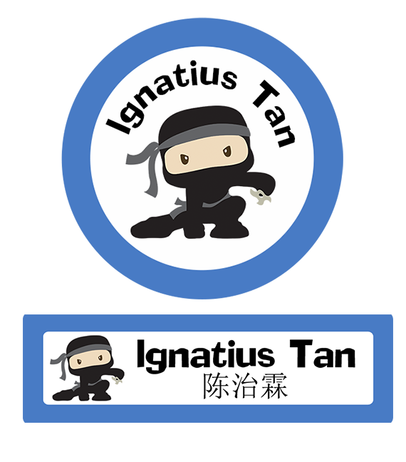 Ninja Iron On Labels — Label of Love Studio