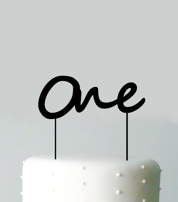 ONE Cake Topper — Label of Love Studio