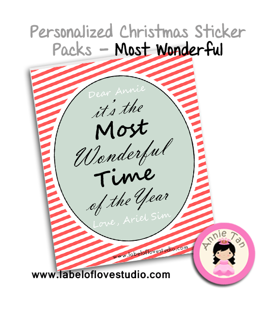 Personalized Sticker Packs (Most Wonderful) — Label of Love Studio