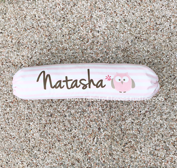 Sweet Owl Bolster Personalized Bolster — Label of Love Studio